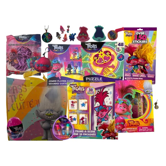 Handmade | Toys | Trolls Easter Basket Keepsake Lock Boxwall Decals ...